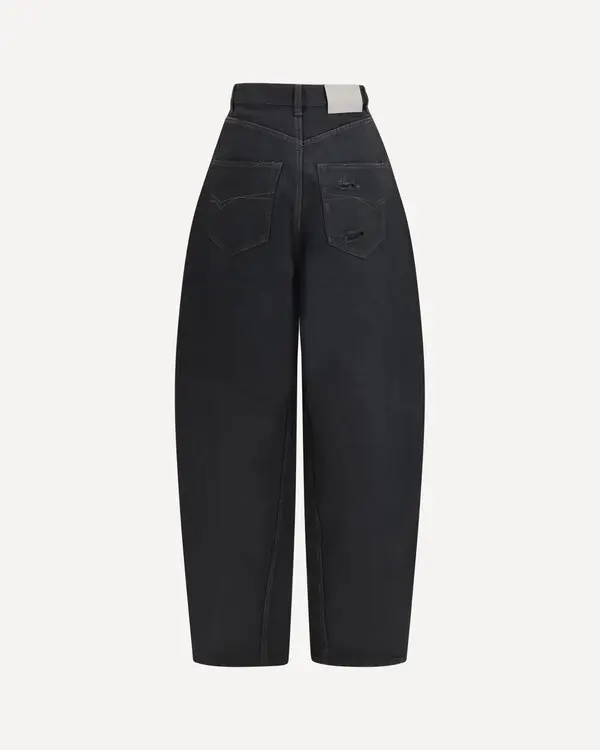 Balenciaga High-waisted Twisted-seam Pants
