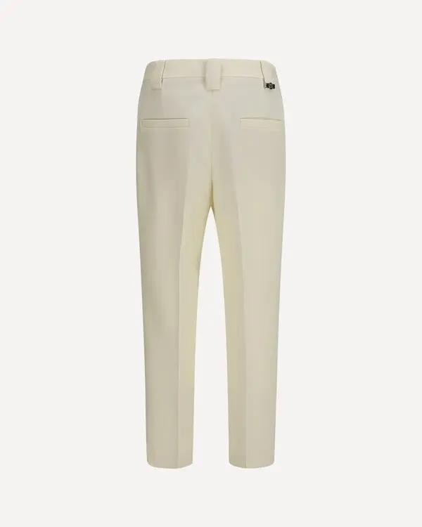 Versace Stretch Wool Pants - Cream