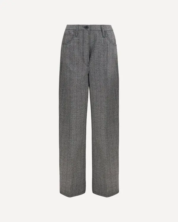Prada Mouliné Wool Pants