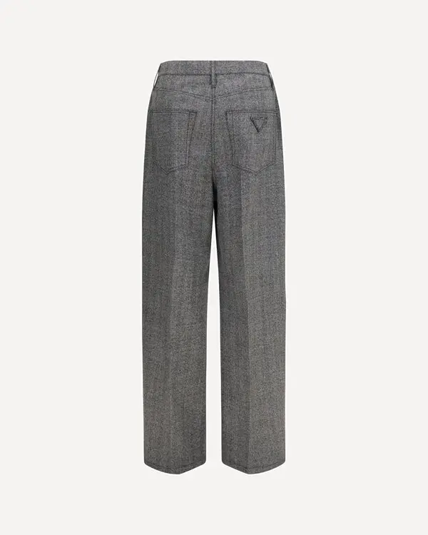 Prada Mouliné Wool Pants