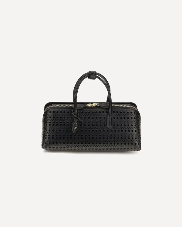 Alaïa Small Delta Nabuk Handbag
