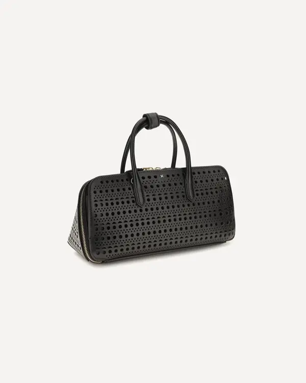 Alaïa Small Delta Nabuk Handbag