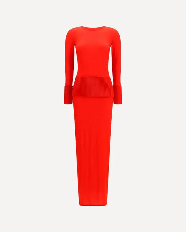 Alaïa Bodycon Merino-wool Dress