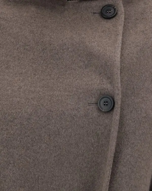 Fabiana Filippi Long Double Faced Wool And Cashmere Coat