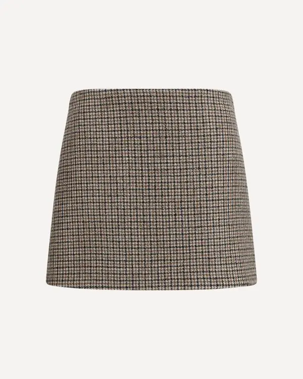 P.a.r.o.s.h P. A.r. O.s. H. Houndstooth Ini Skirt Feale