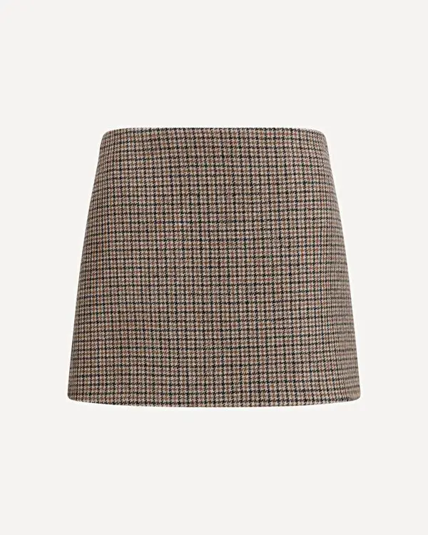 P.a.r.o.s.h P. A.r. O.s. H. Houndstooth Ini Skirt Feale