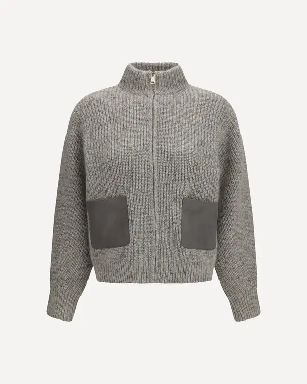Fabiana Filippi Lurex Bouclé Yarn Sweater