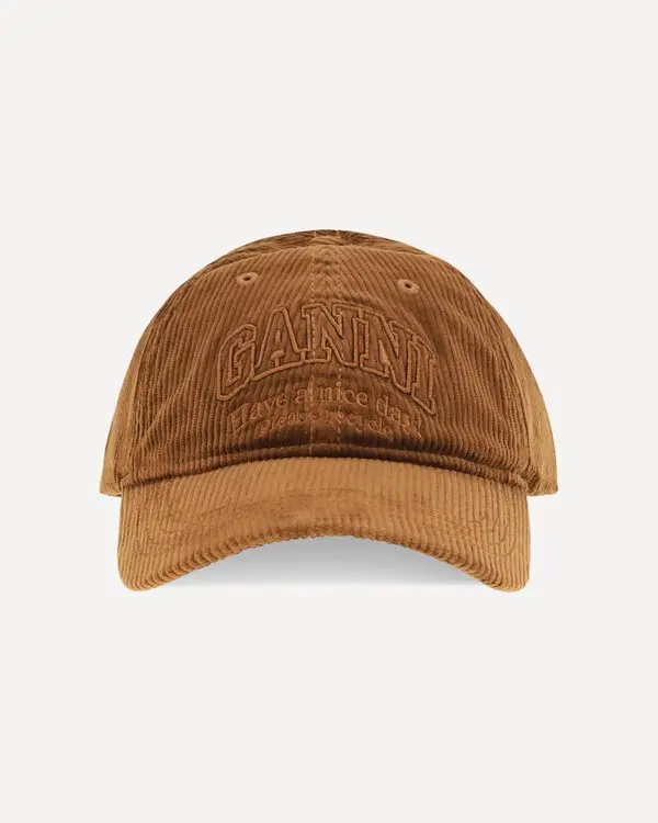 GANNI Corduroy Cap