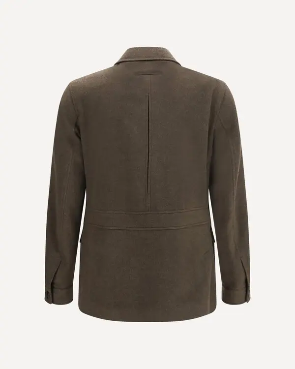 Zegna Falcon Oasi Cashmere Elets Jacket - Green