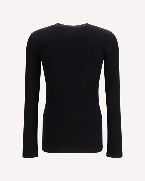 Dolce & Gabbana Ribbed Cotton Henley T-shirt
