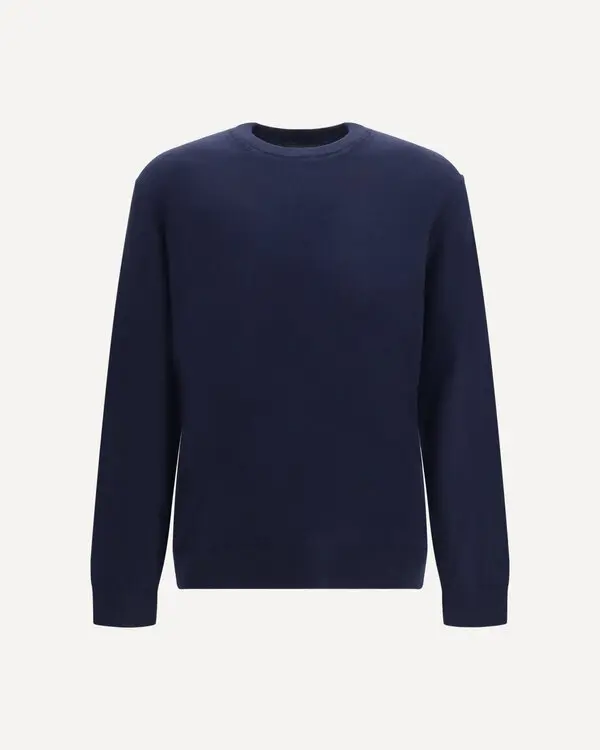 Zegna Cashmere Crewneck Sweater - Blue