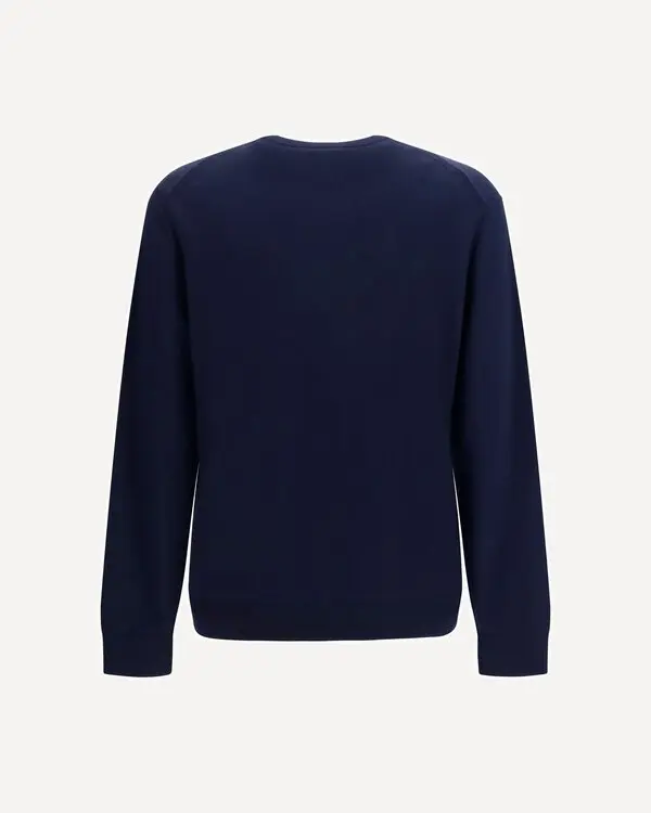 Zegna Cashmere Crewneck Sweater - Blue