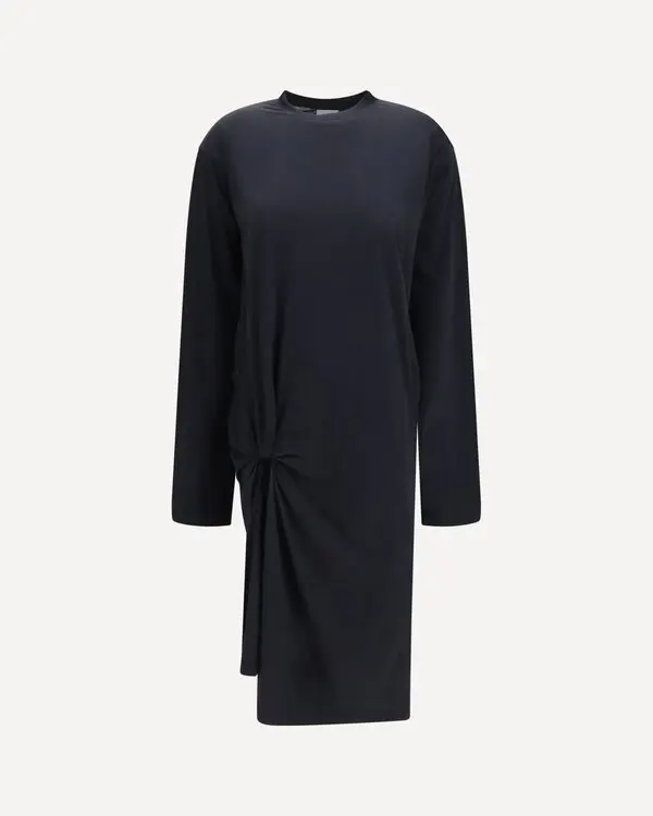 Balenciaga Twisted-knot Cotton Dress Feale
