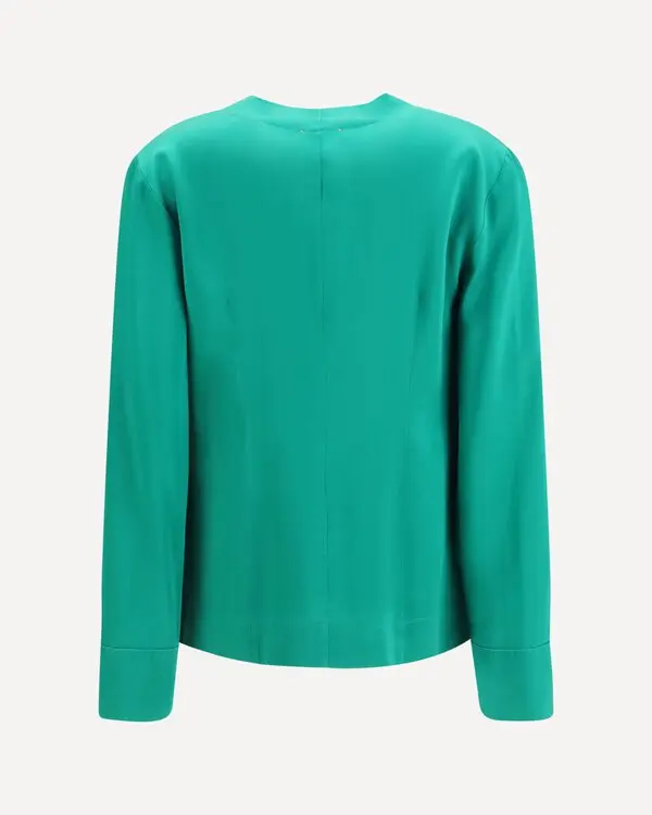 FORTE_FORTE Silk Satin Shirt