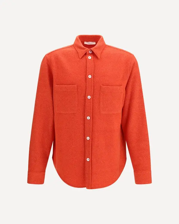 UMIT BENAN Trutz Cashmere Shirt - Red