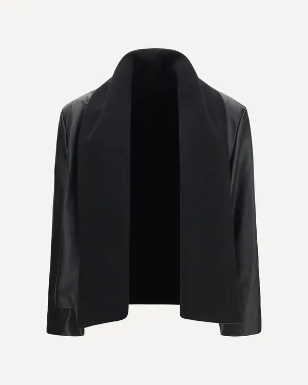 TOTEME Scarf Leather Jacket