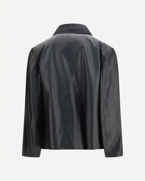 TOTEME Scarf Leather Jacket
