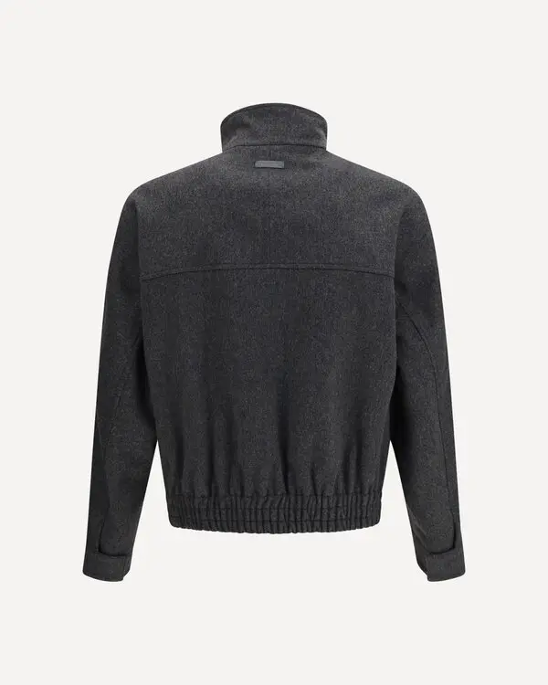 LARDINI Wool Bomber Jacket