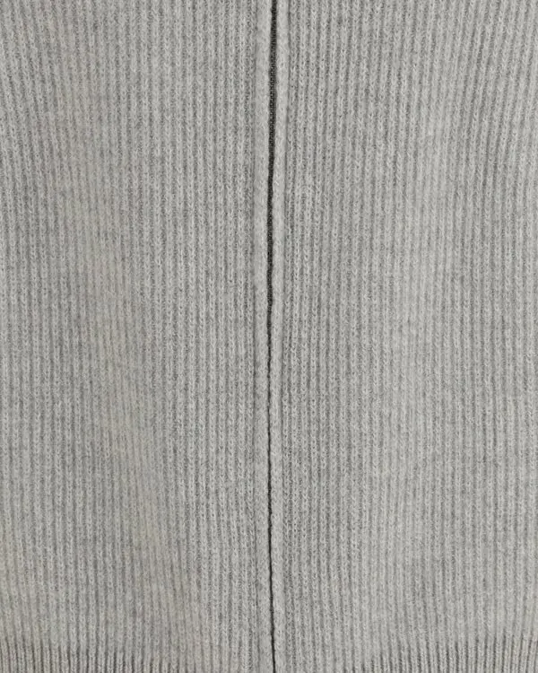 LARDINI Woo And Cashmere Zip Sweater Mae