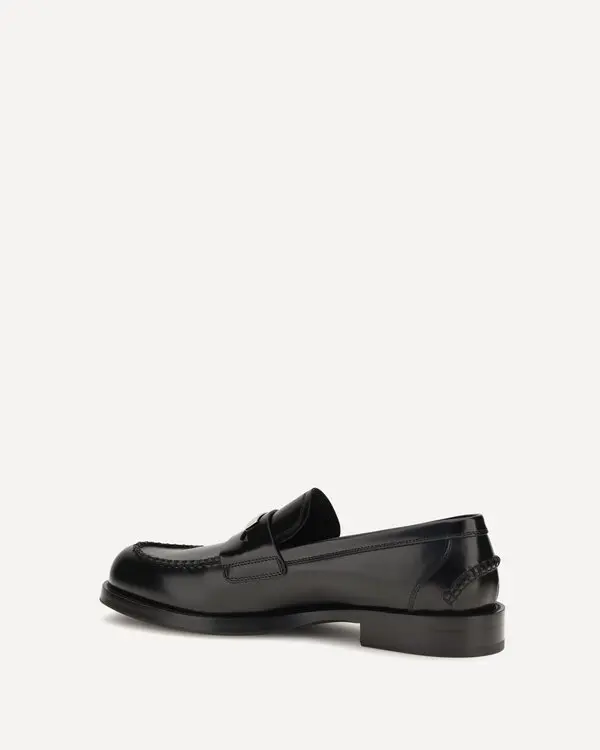 Dolce & Gabbana Calfskin Leather Loafers