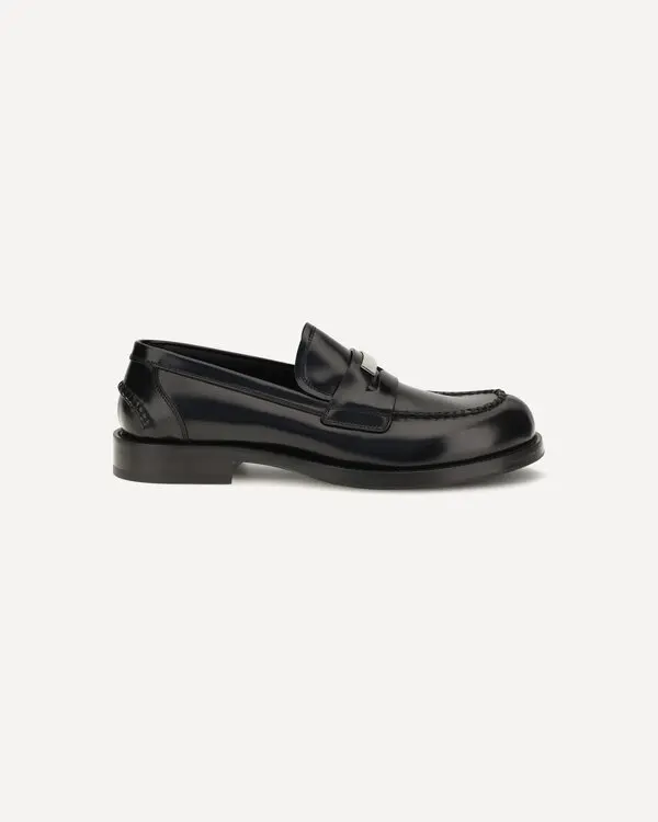 Dolce & Gabbana Calfskin Leather Loafers
