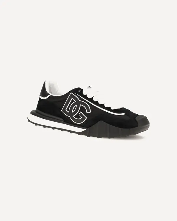 Dolce & Gabbana Dg Logo Leather Sneakers