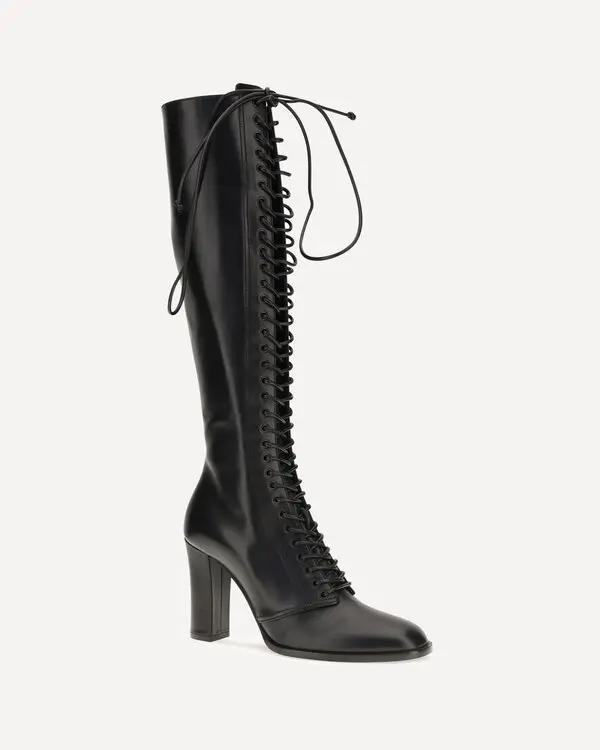 Dolce & Gabbana Lace-up Knee-high Boots