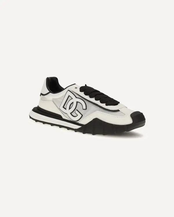 Dolce & Gabbana Dg Logo Leather Sneakers