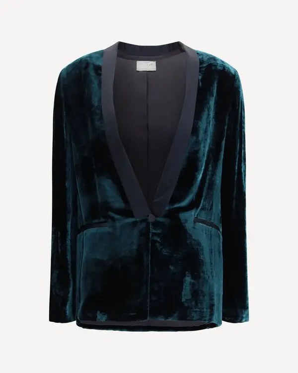 FORTE_FORTE Moré Velvet Tuxedo Jacket