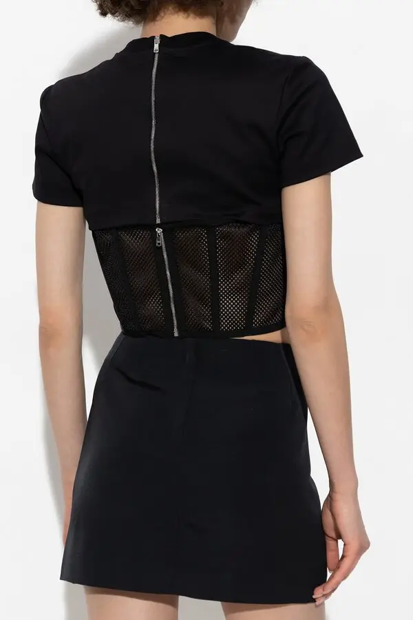 Dolce & Gabbana Logo-plaque Cropped Top