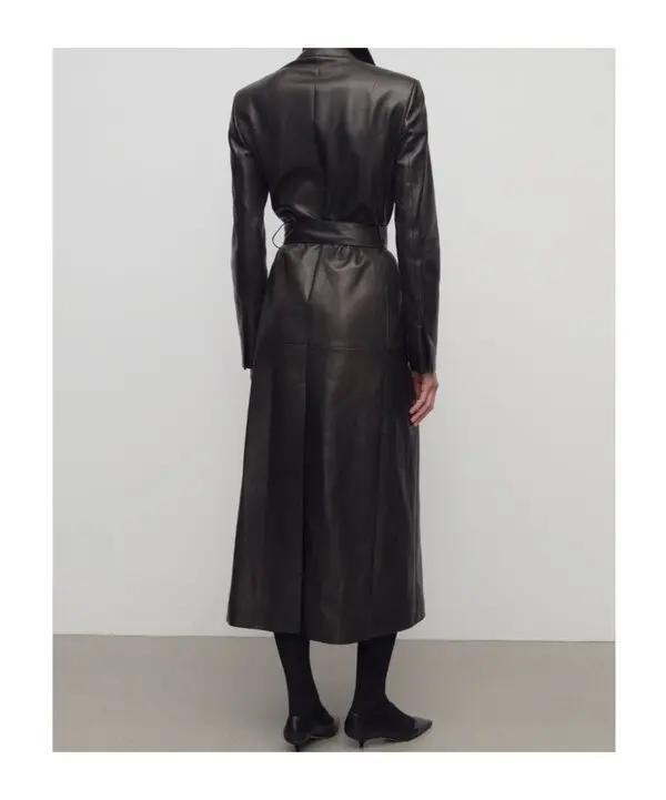 THE ROW Raisa Leather Coat