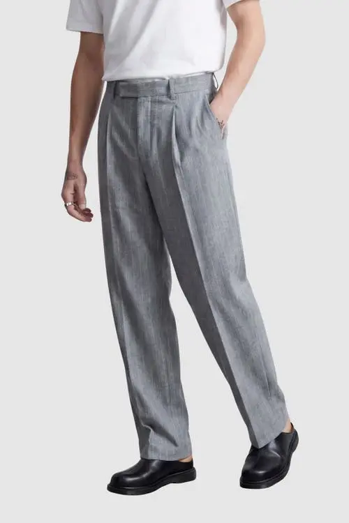 TWISTED TAILOR Tyson Pinstripe Suit Trousers