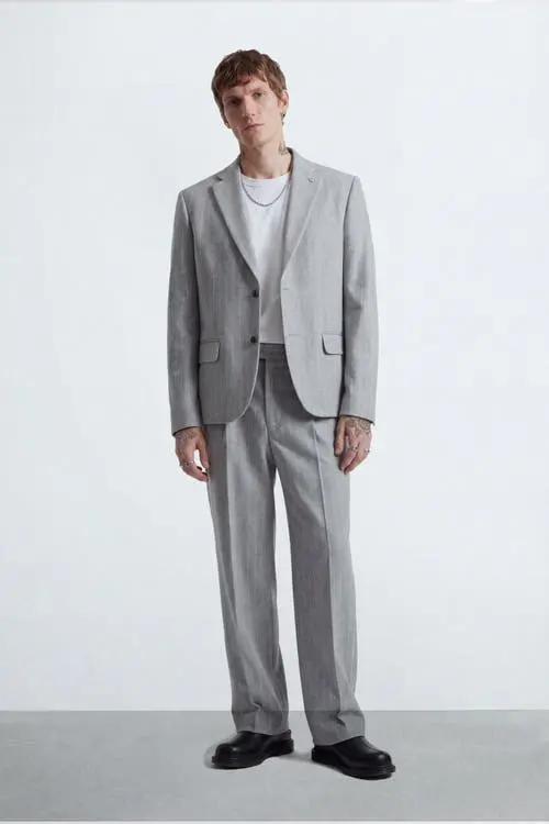TWISTED TAILOR Tyson Pinstripe Suit Trousers