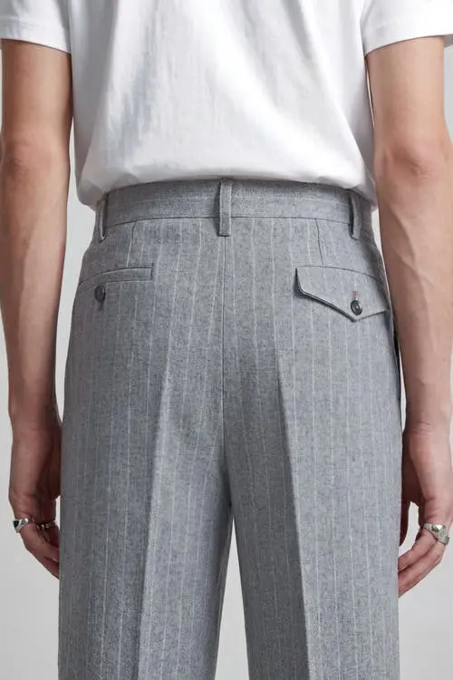 TWISTED TAILOR Tyson Pinstripe Suit Trousers
