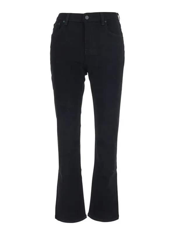 Ag Mary Flared-leg Logo Patch Denim Jeans For