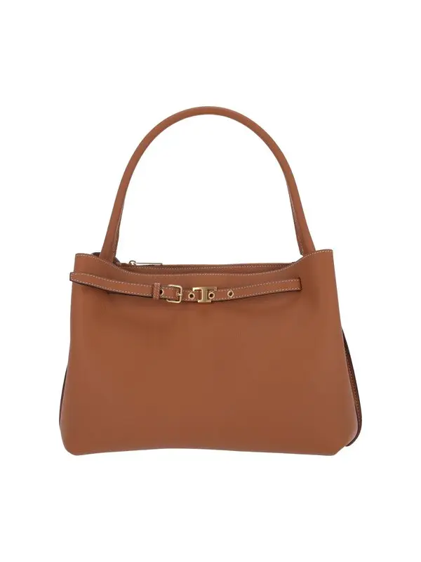 TOD'S Inspired Calf Leather Crossbody Bag For