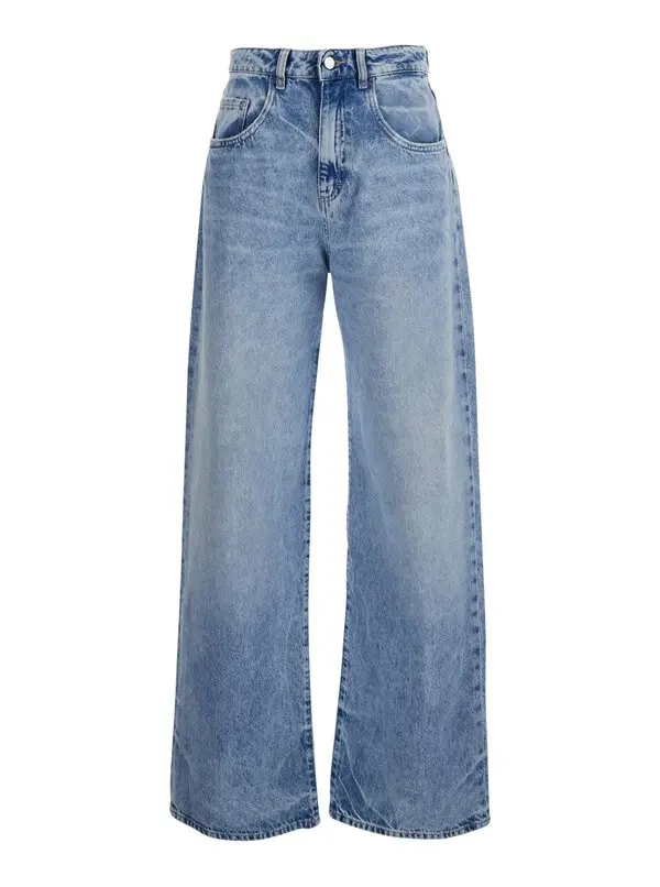 ICON DENIM LOS ANGELES Organic Cotton Five-pocket Regular Fit Straight-leg Jeans