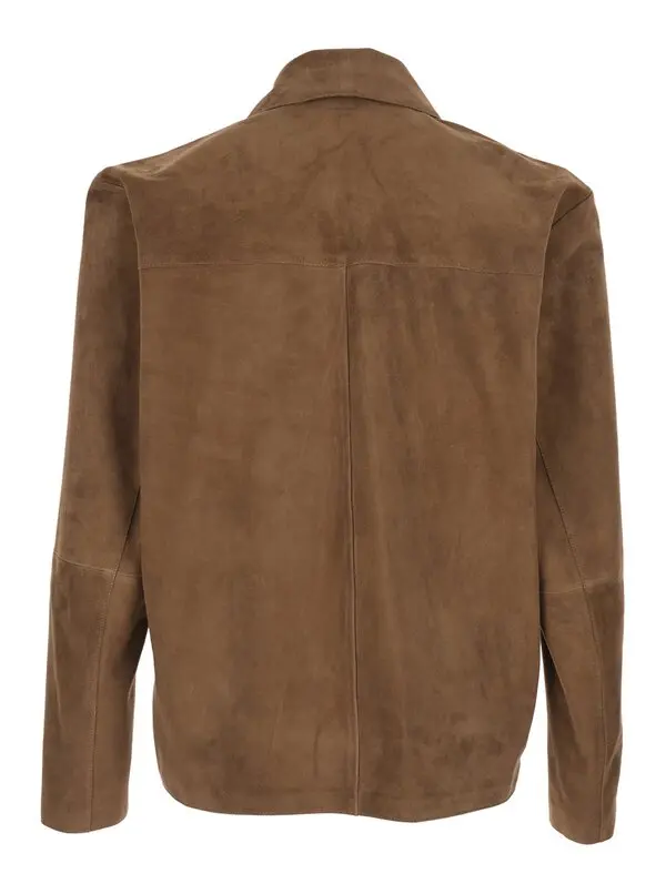 ARMA Classic Collar Suede Jacket