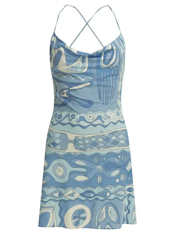 Emilio Pucci Mini Sleeveless Dress With Open Back