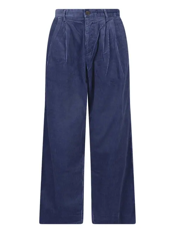 Paul Smith Pleated Wide-leg Corduroy Trousers