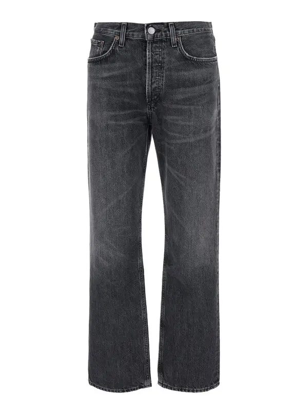 AGOLDE Regular-fit Jean With Side & Back Pockets And Frayed Hems