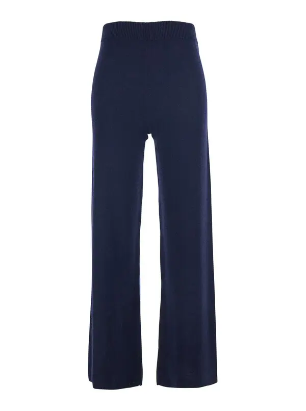 TWINSET Wool-viscose Cashmere Blend Trousers