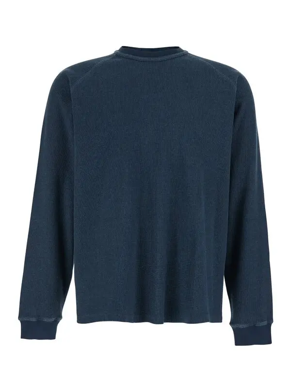 COOR Cotton-blend Crew Neck Long Sleeve Raglan T-shirt
