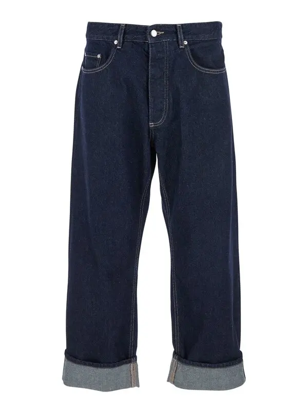 ICON DENIM LOS ANGELES 5-pocket Jeans With Logo Patch, Regular Fit