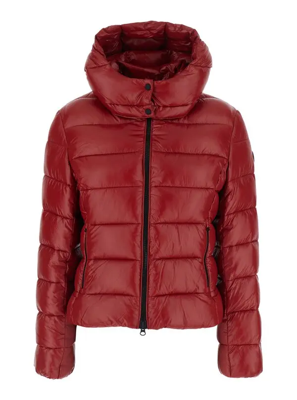 SAVE THE DUCK Cosmary Down Jacket With Hood And Logo Sleeve Patch