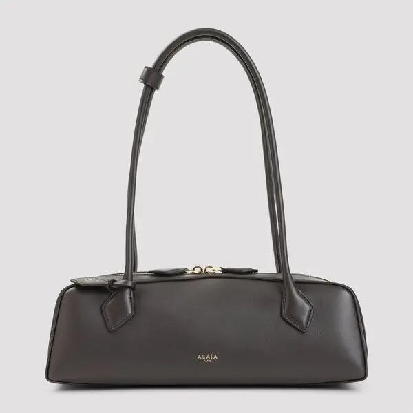 Alaïa Le Teckel Medium Leather Shoulder Bag, Medium Mini - Brown