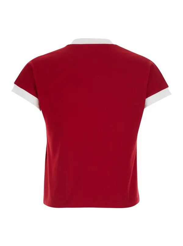 Versace Logo Front Cotton-blend T-shirt