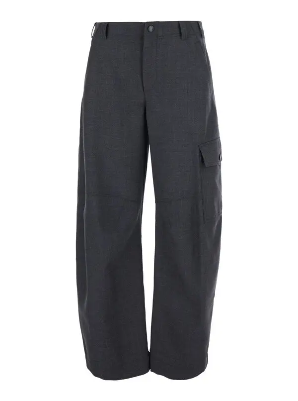 Brunello Cucinelli 100% Virgin Wool Trousers For