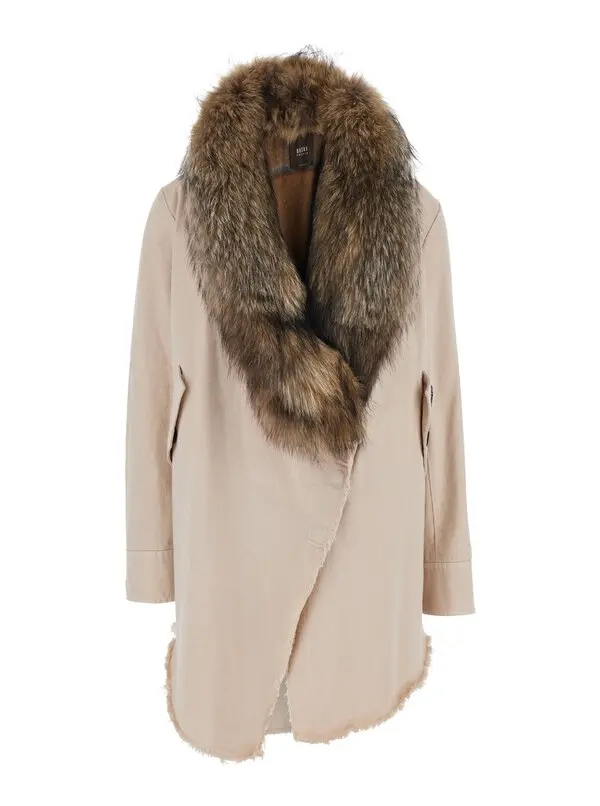 BAZAR DELUXE Utility Parka Jacket With Fur Collar And Removable Lining