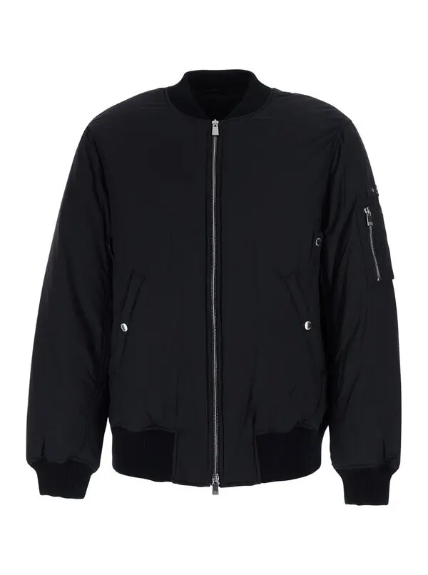 TATRAS High-collar Tech Fabric Down Jacket With Sleeve Logo Patch